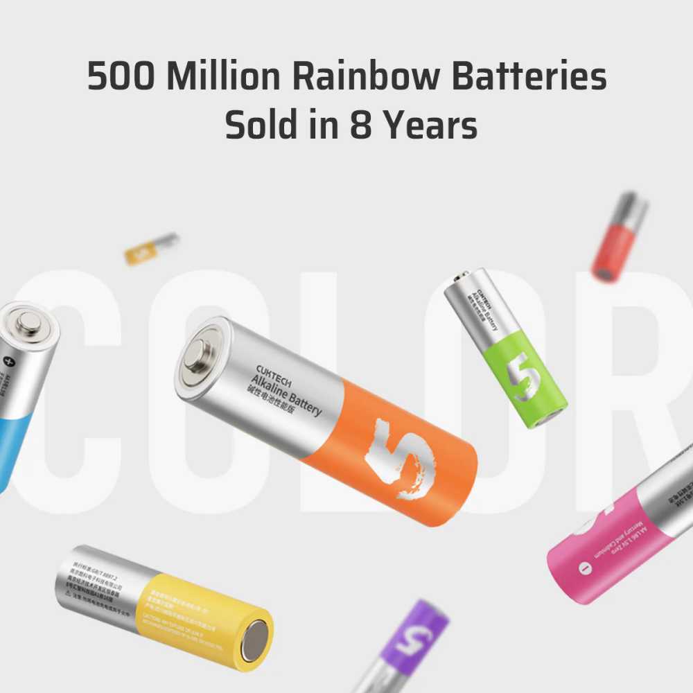 Xiaomi Cuktech B05 Alkaline Battery AA (8 pcs) - Price in BD